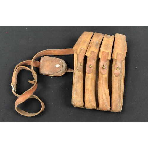 Yugoslavian Surplus M56 SMG 4-Cell Leather Magazine Pouch | Victory ...