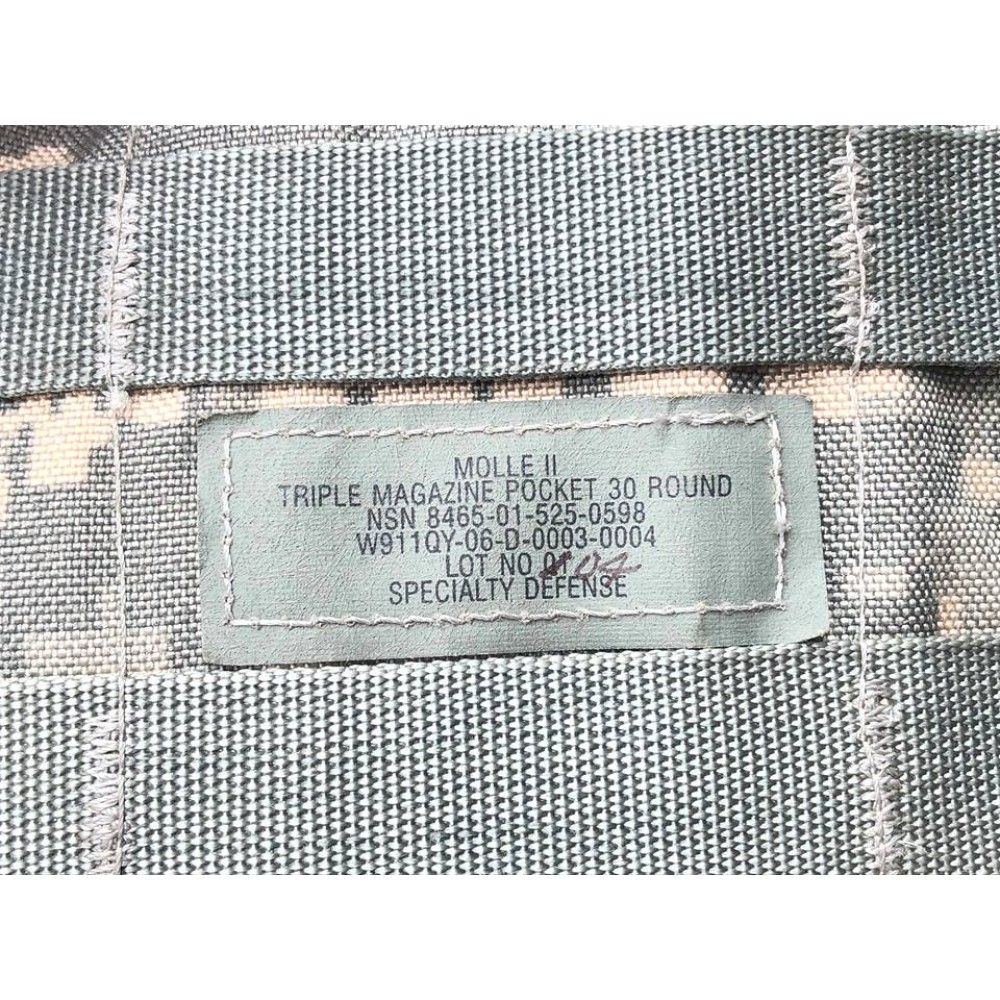 USGI Surplus 30rd M16 3-Magazine ACU MOLLE Pouch | Victory Arms & Munitions